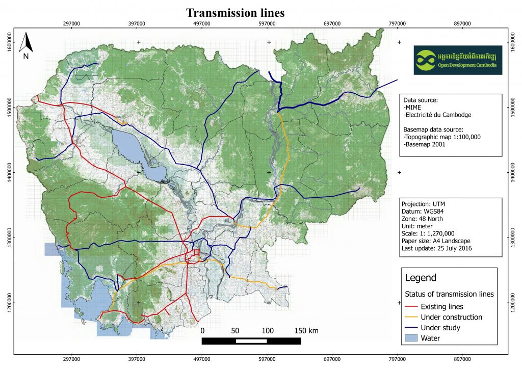 Transmission lines | Open Development Cambodia (ODC)