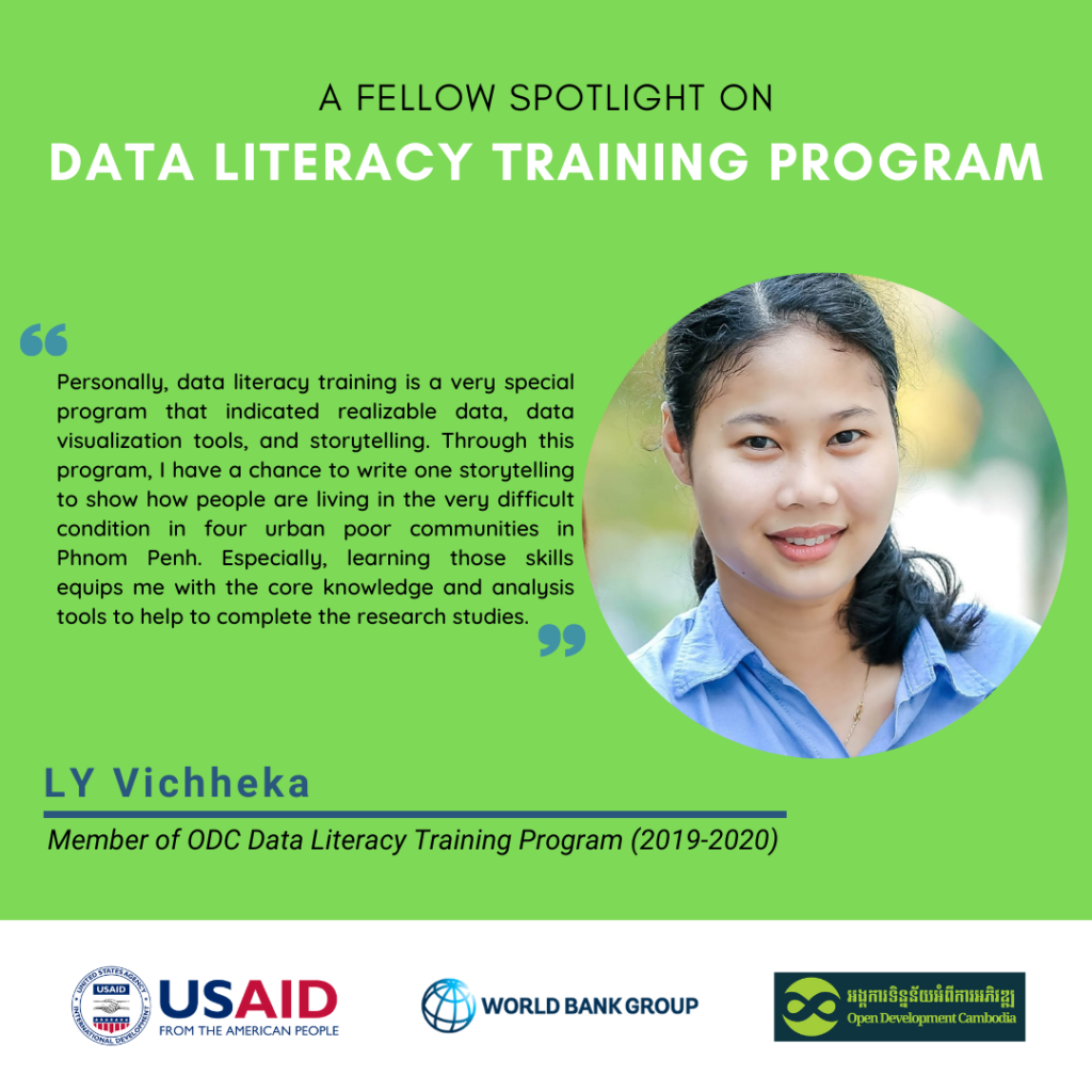 Success story of data literacy training program: LY Vichheka | Open Development Cambodia (ODC)